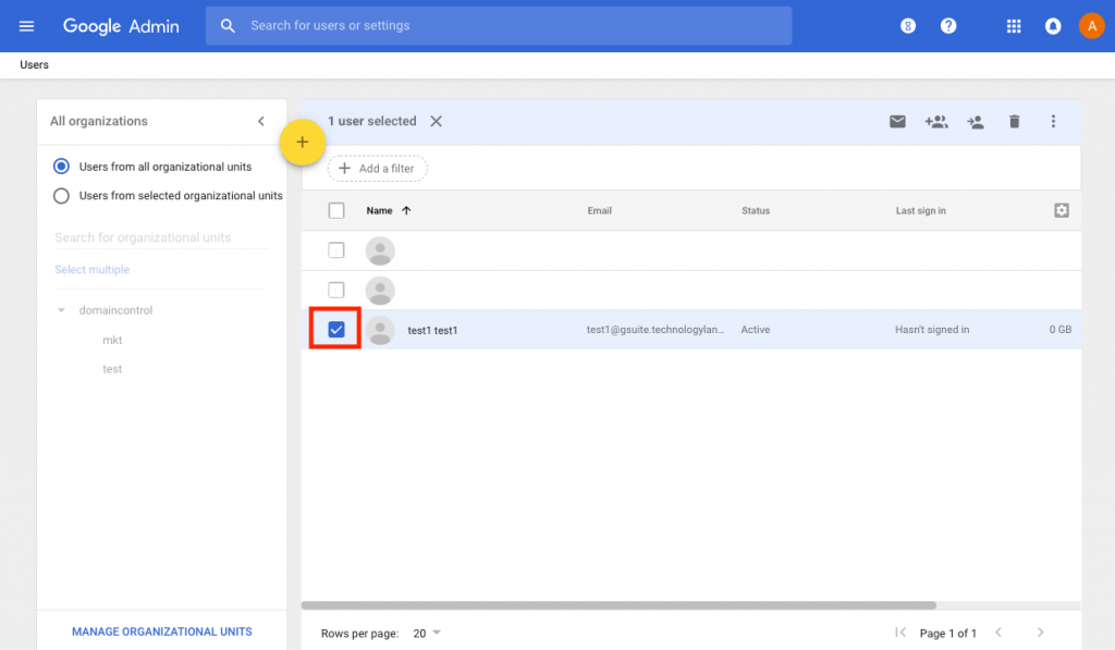 การเพิ่มและย้าย Organizations | Google Workspace