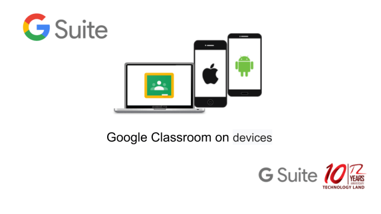 ใช้ Google Classroom บนอุปกรณ์เคลื่อนที่ | Google Workspace